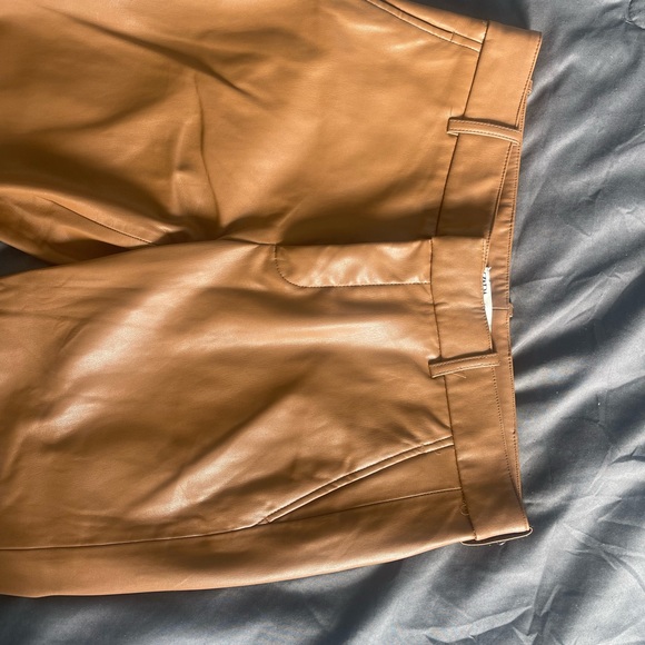 Zara | Pants & Jumpsuits | Polyurethane Pants | Poshmark